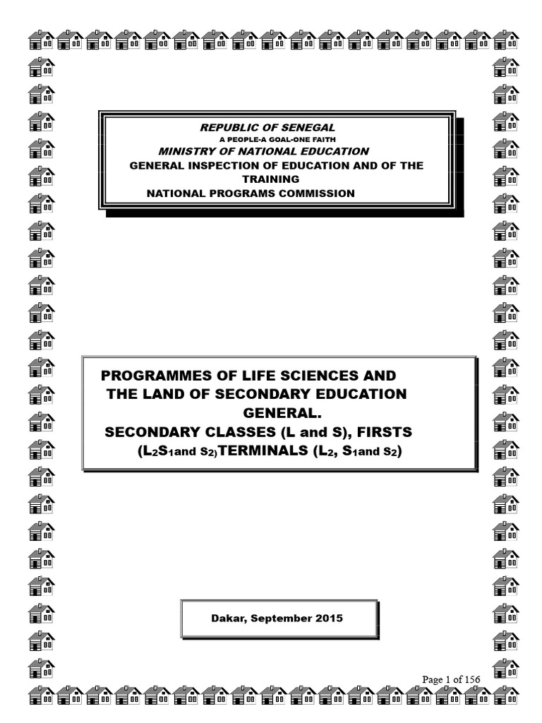 SVT Program 2nd Cycle 2015 | PDF | Educational Assessment | Muscle