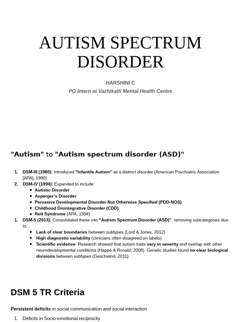 Understanding Autism Spectrum Disorder | PDF | Autism | Mental Disorder