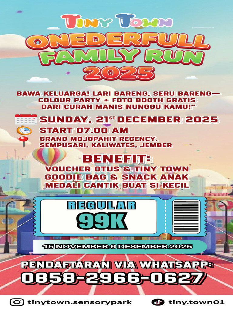 Family RUN Banner (100 X 200 CM) | PDF