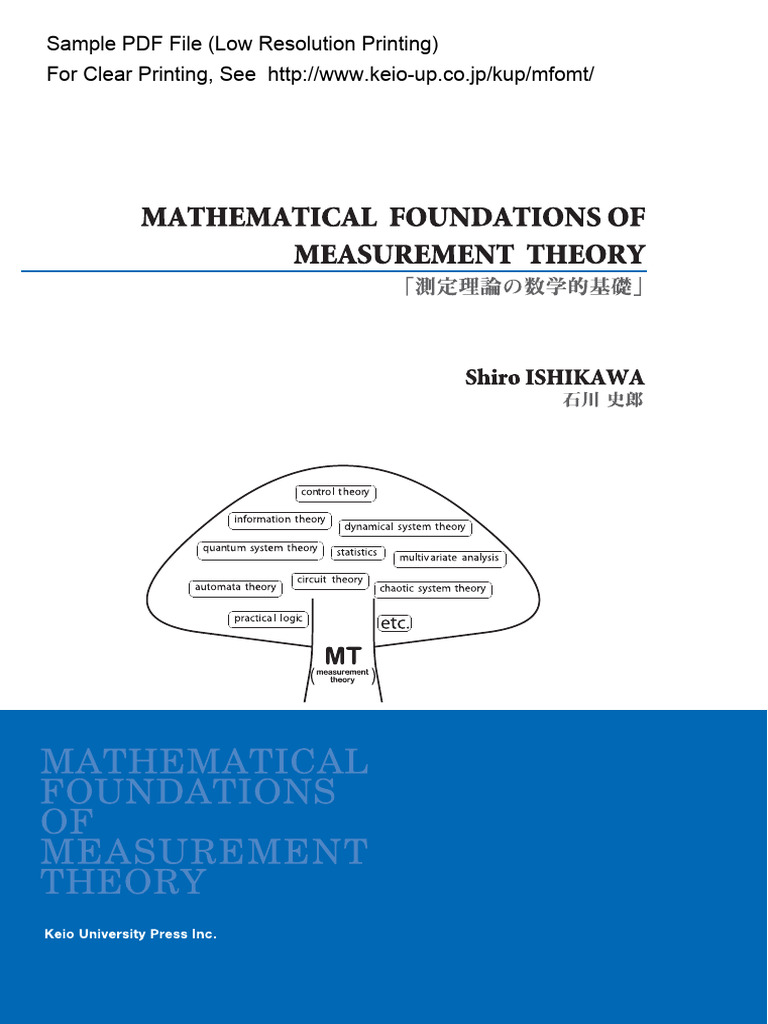 Measurement Theory Foundations PDF | PDF | Theory | Quantum Mechanics