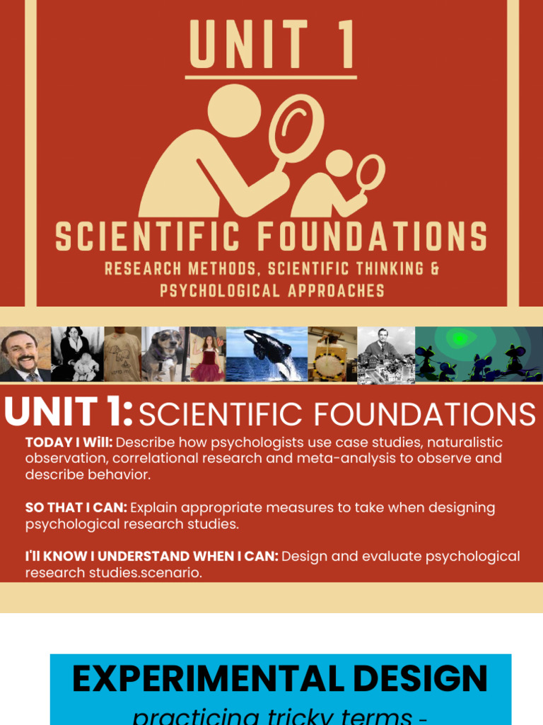 Unit 1 - Day 4 - POWERPOINTS - 2024-2025 - Scientifc Foundations ...