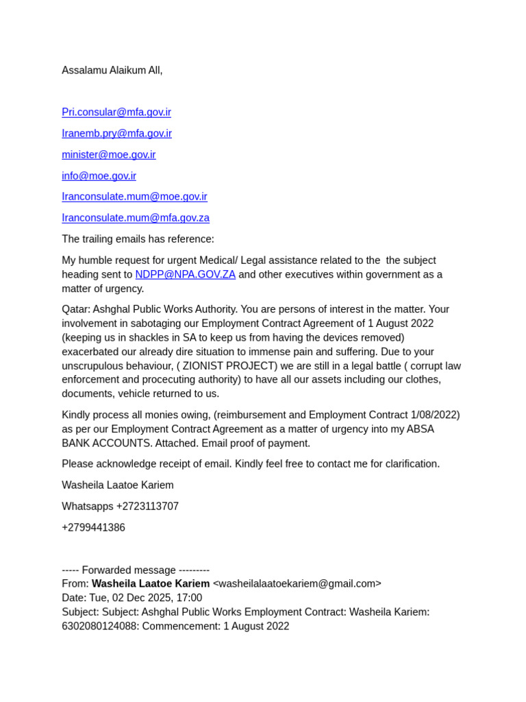 Ashghal Public Works Authority | PDF | Torture