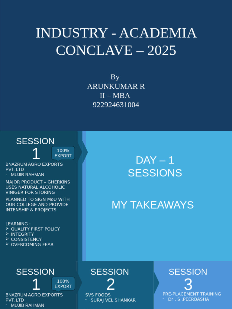 Conclave Presentation Will Give Better | PDF | Inventory | Economies