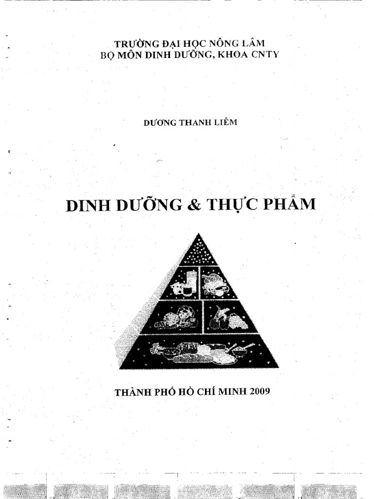 Dinh-duong-Va-thuc-pham - Pgs Ts Duong Thanh Liem | PDF