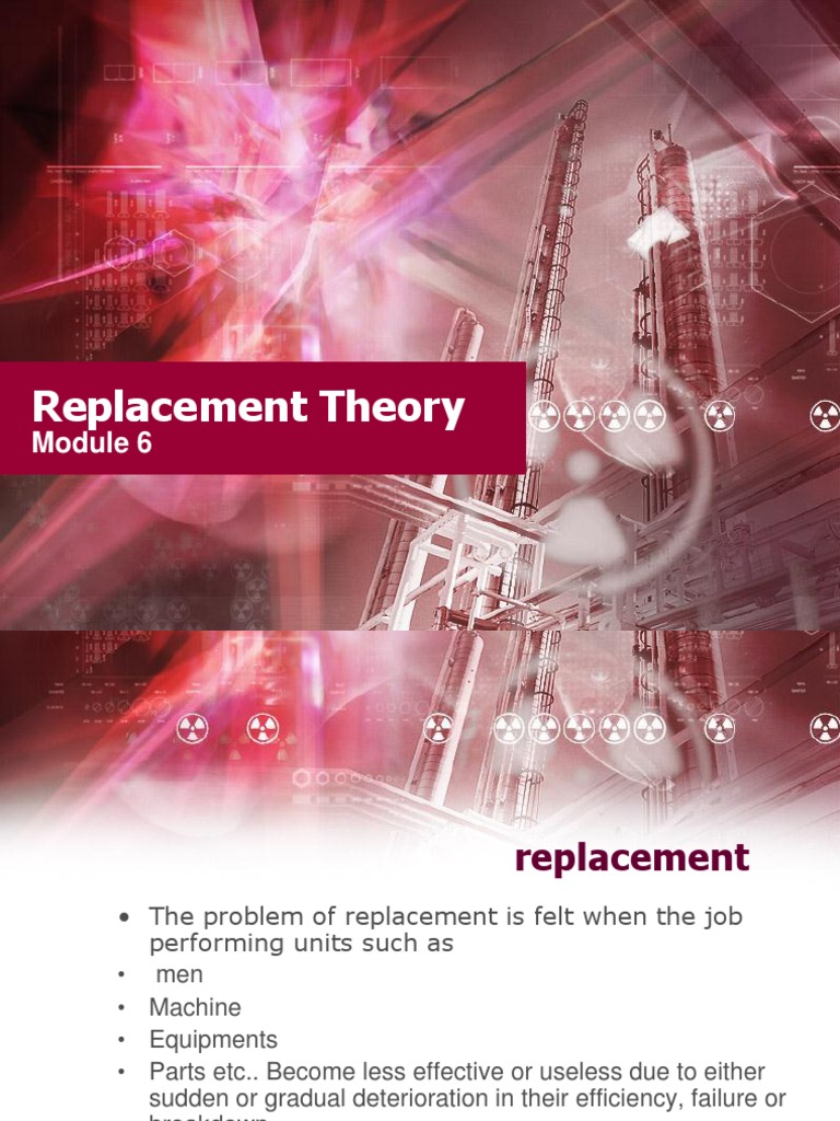 Replacement Theory MAB PPT | Economics | Economies | Free 30-day Trial ...