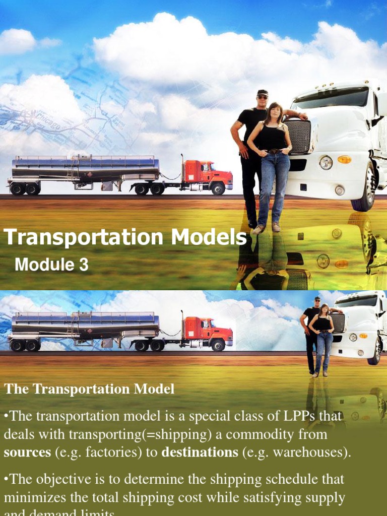 Transportation Models MBA | PDF | Algorithms | Mathematical Concepts