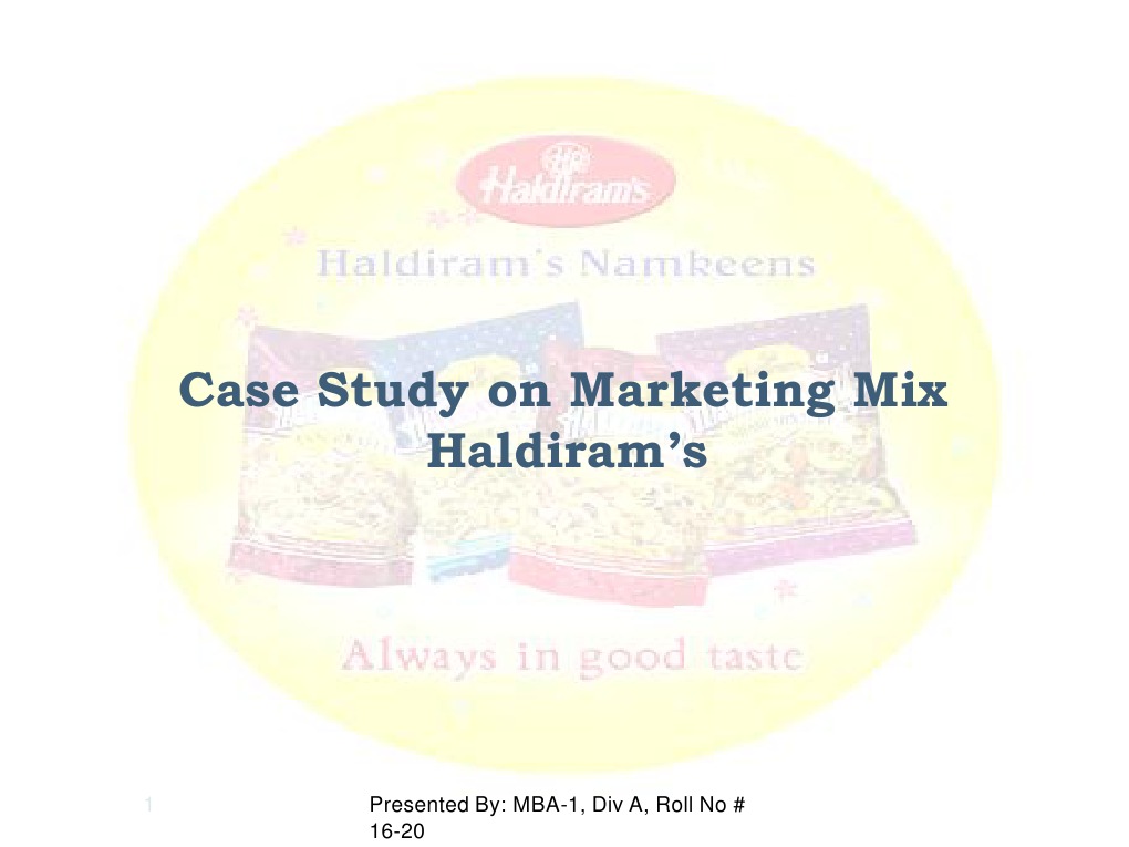 Haldiram's Marketing Mix Case Study | PDF | Advertising | Retail