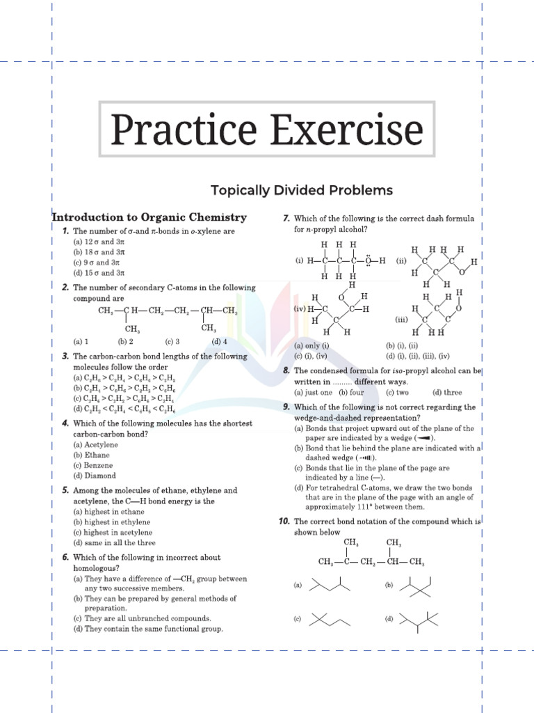 IUPAC Practice Problems - 1 | PDF