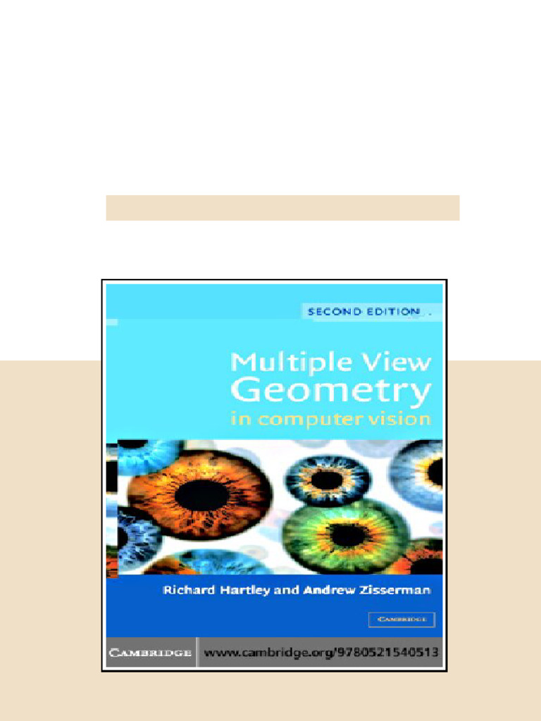 Multiple View Geometry in Computer Vision 2nd Edition Richard Hartley - ebook and textbook ...