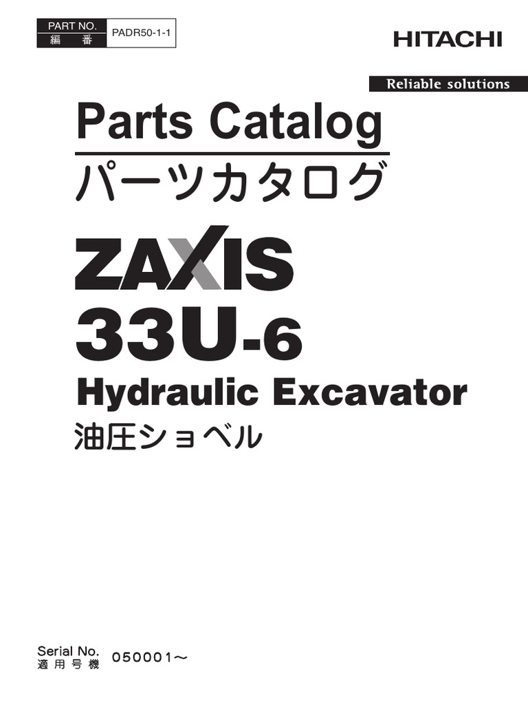 Hitachi Zx33u-6 | PDF