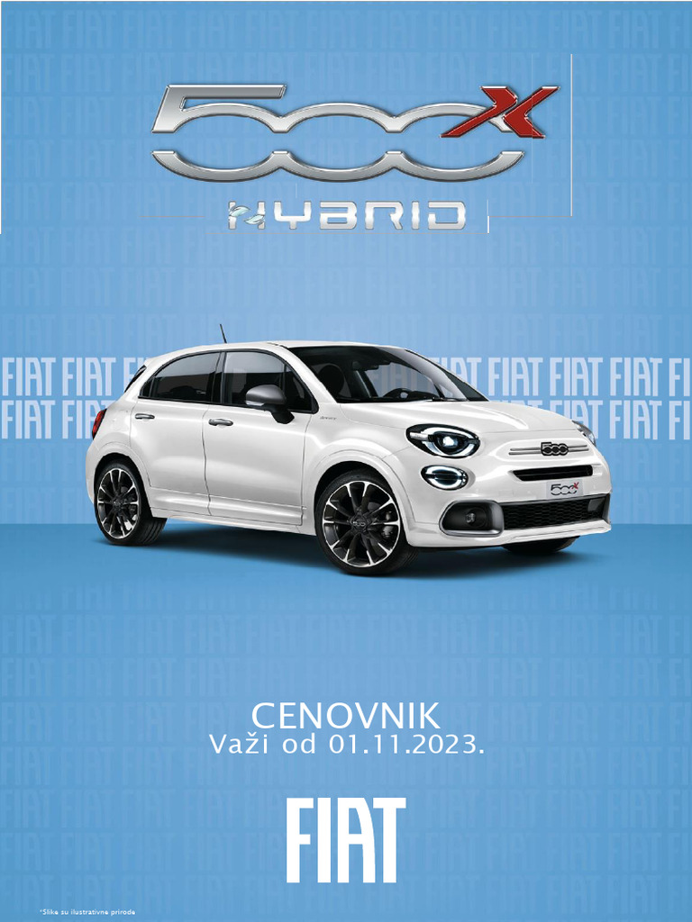 Cenovnik Fiat 500x | PDF
