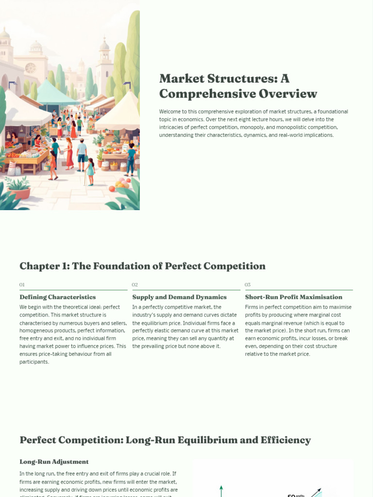 Market Structures A Comprehensive Overview | PDF | Monopoly | Profit ...