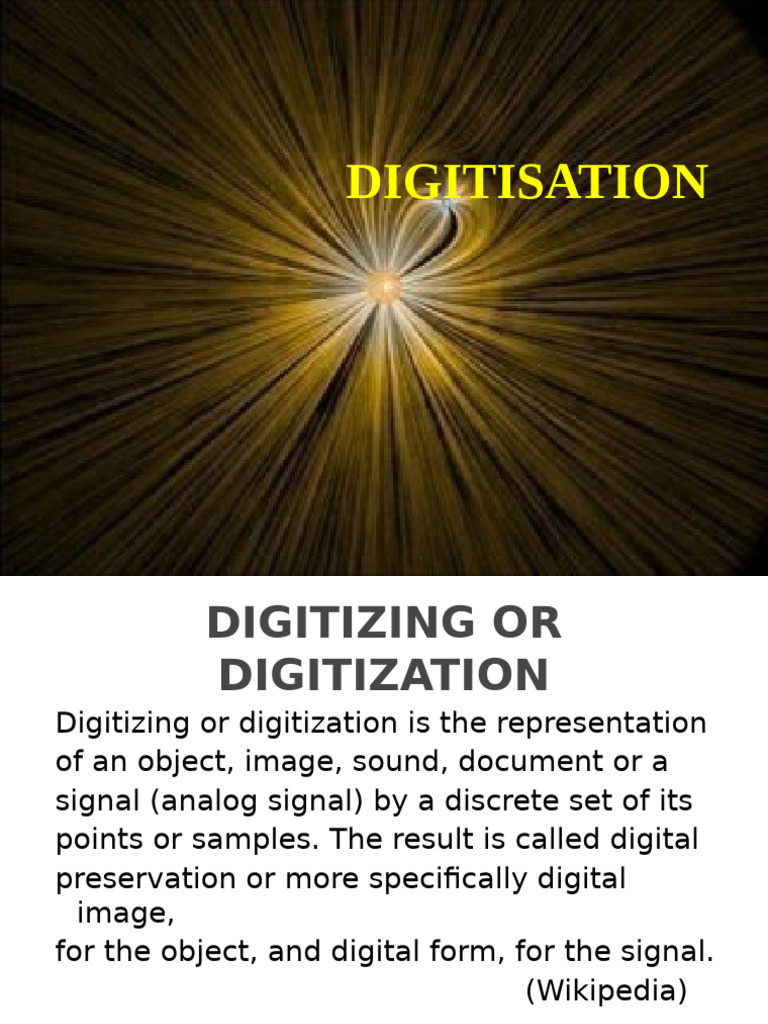 Digitization | PDF