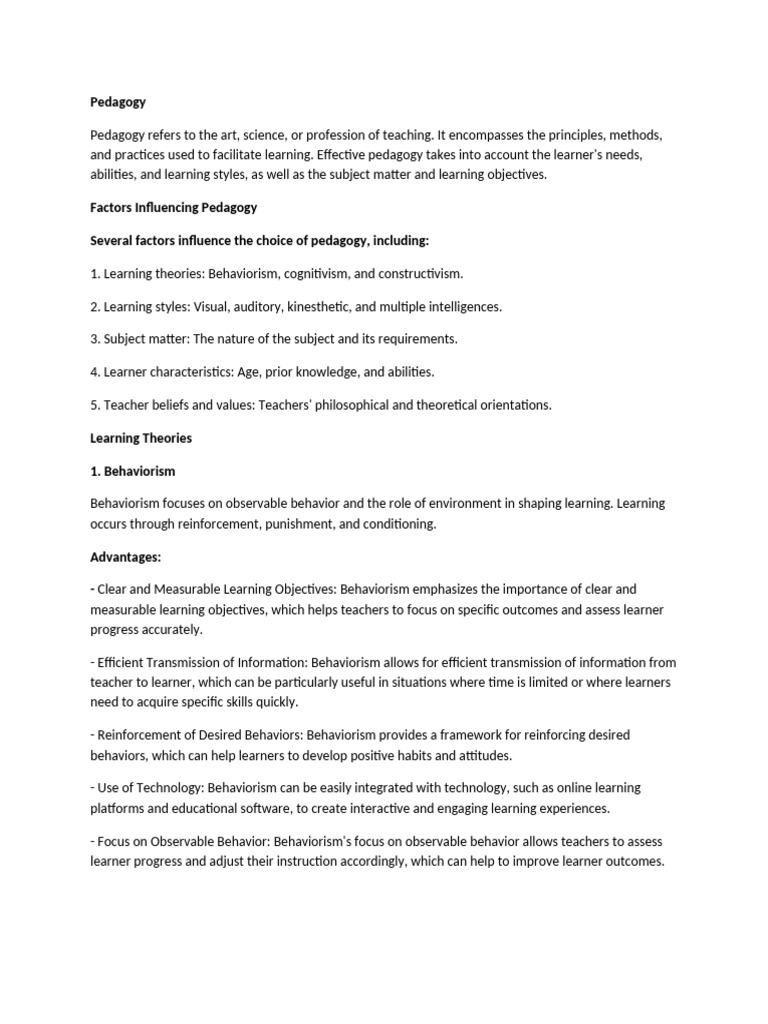 Pedagogy-WPS Office (1) | PDF | Constructivism (Philosophy Of Education ...