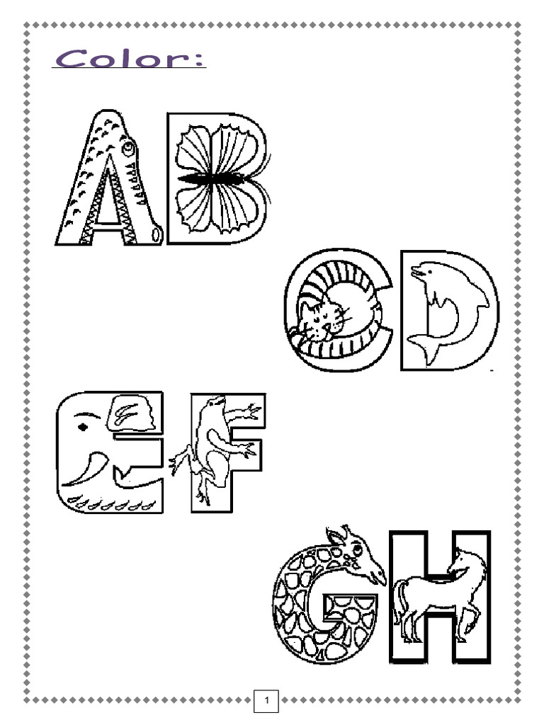 Letters Pamphlet Second Term-Kg2 | PDF