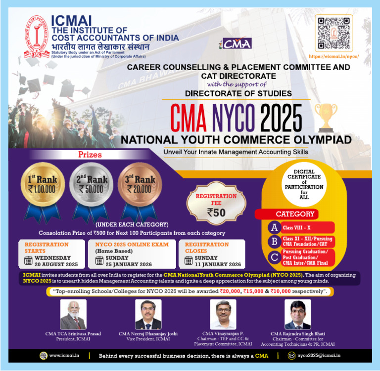 NYCO 2025 Registration Details and Prizes | PDF