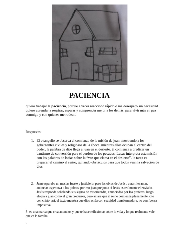 Paciencia | PDF