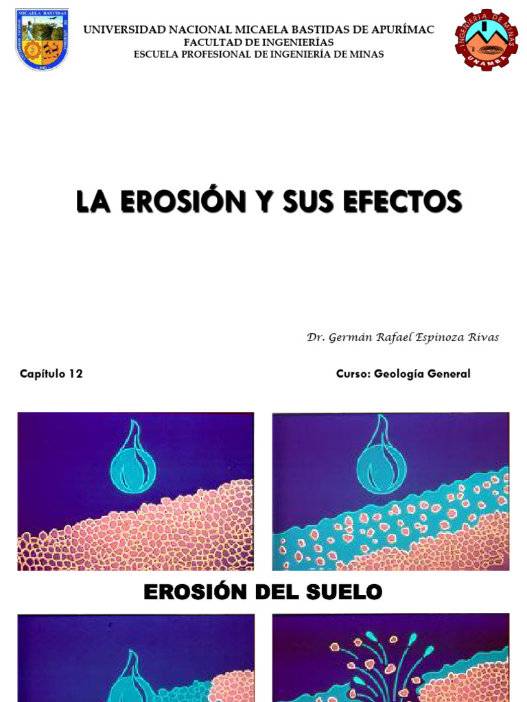 Capítulo 12 Erosion y Sus Efectos | PDF | Erosión | Agua