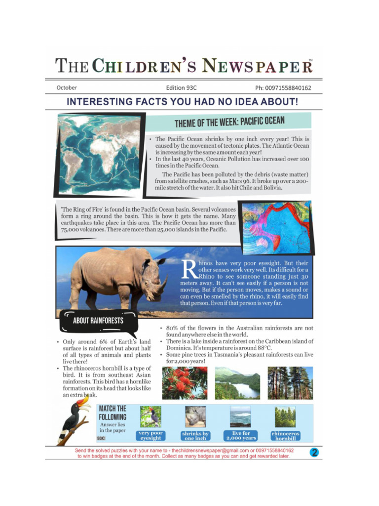The Childrens Newspaper Preview | PDF