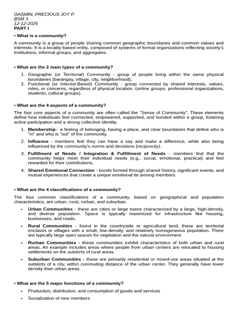 Understanding Community Health Concepts | PDF | Community | Health Equity