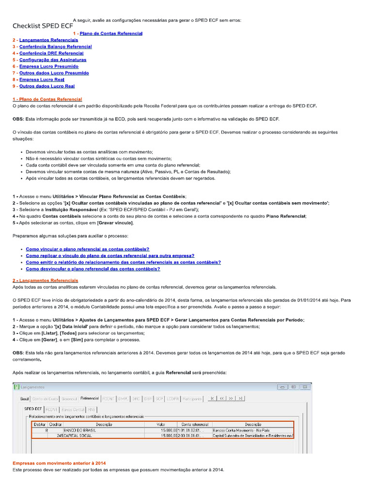 Dominio Lista Ecf | PDF