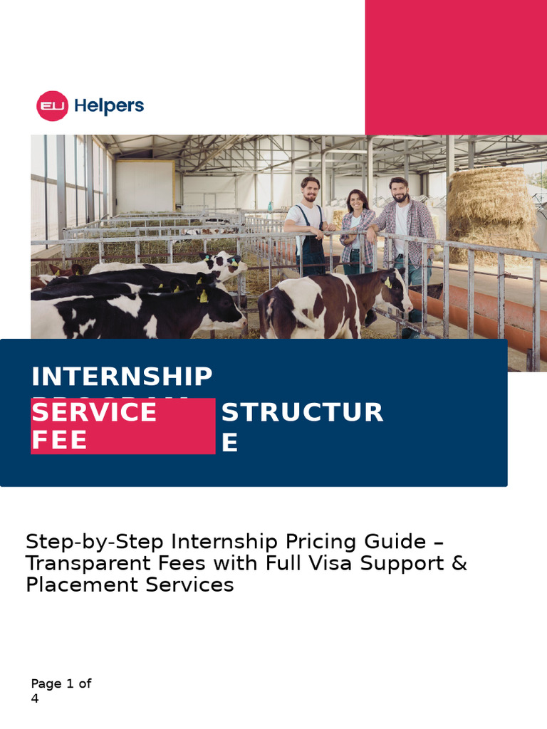 Internship Fee Structure | PDF | Travel Visa | Passport