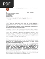 ESI Reply Letter | PDF