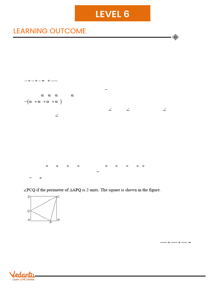 Level 6 Learning Outcome Final | PDF | Elementary Geometry | Euclidean ...