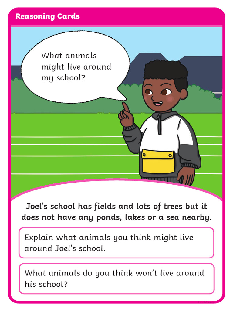 Reasoning Cards Observing Animals | PDF