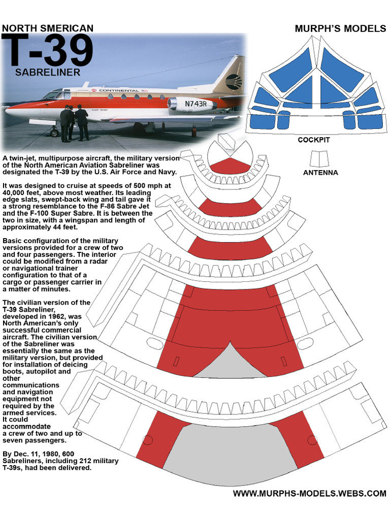 North American Sabreliner Continental | PDF