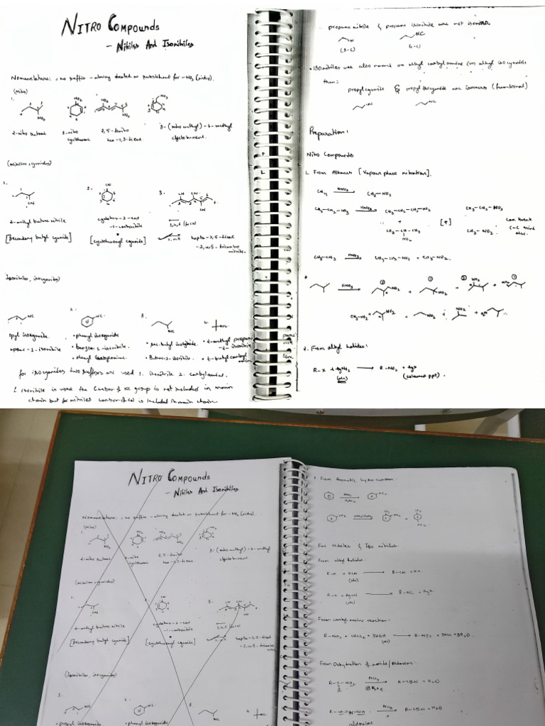 Nitro Compounds SM Notes | PDF