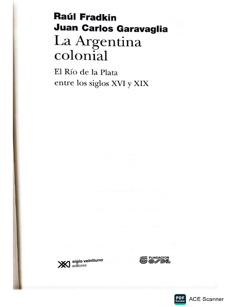 1. Fradkin y Garavaglia (2016) Cap 4 LISTO | PDF | Perú
