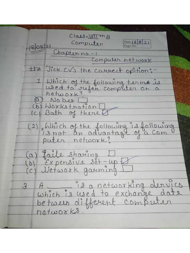 Chapter 1 Computer Network | PDF