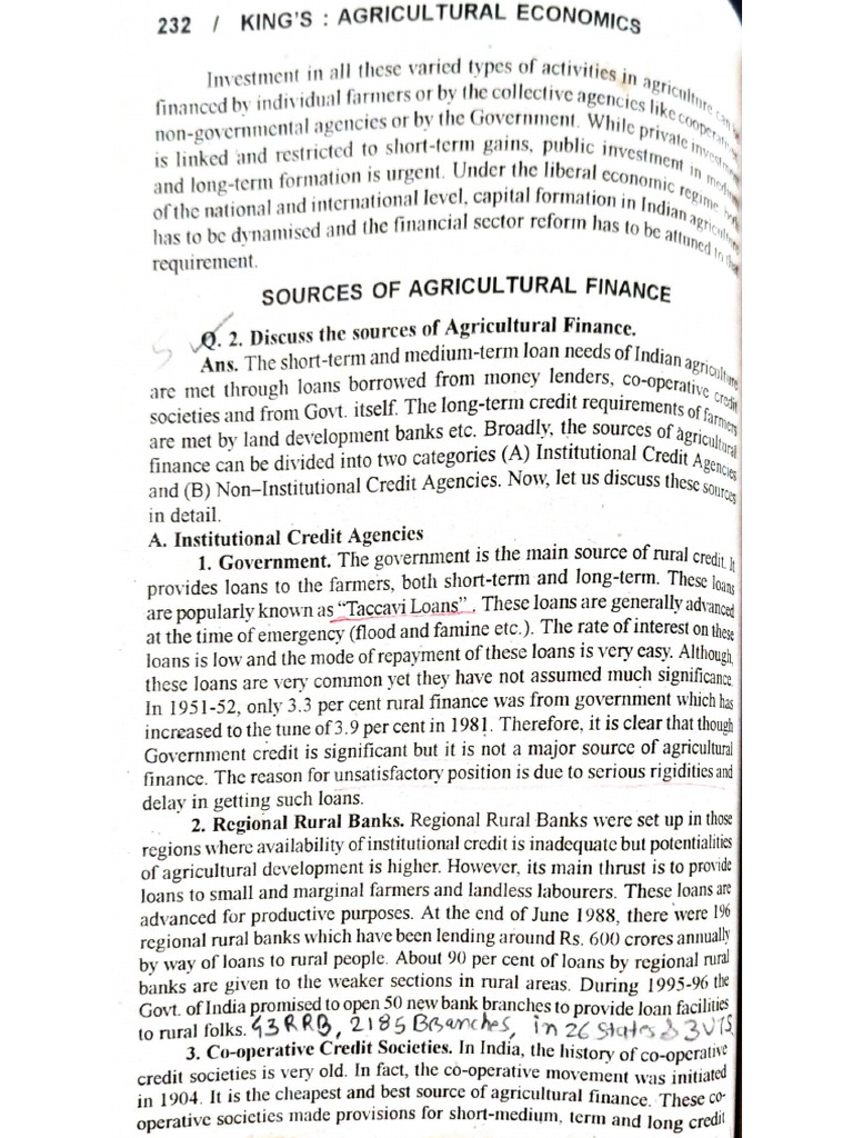 Agriculture Economics | PDF