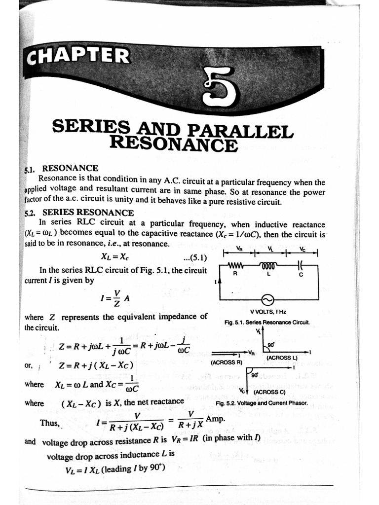Series & Parallel Resonance | PDF