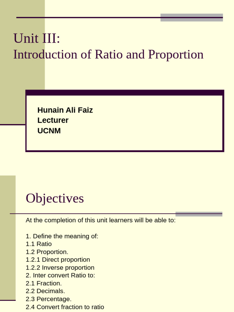 Understanding Ratios and Proportions | PDF | Ratio | Percentage