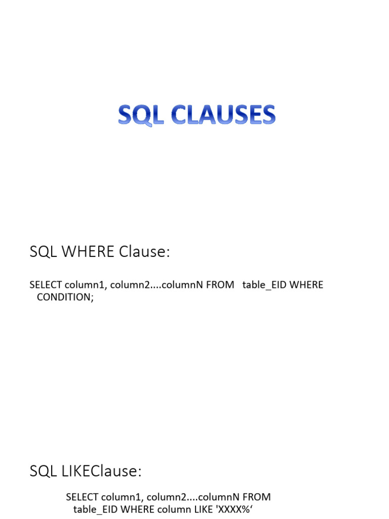 SQL Session 02 | PDF
