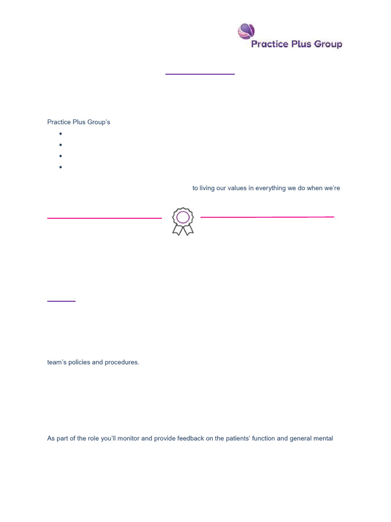 Assistant Psychologist Job Description | PDF | Psychologist | Psychology