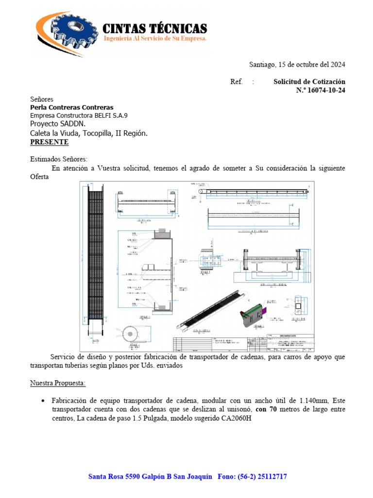 16074-10-24 Belfi Equipo Cadenas 70 Metros | PDF