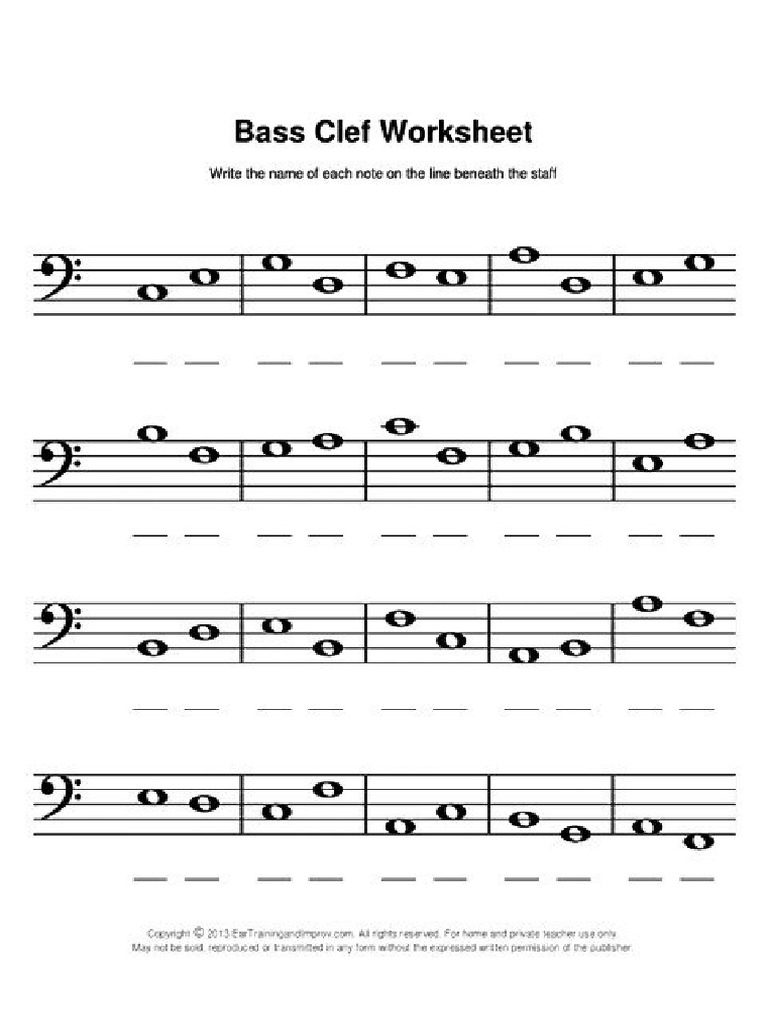 bass-clef | PDF