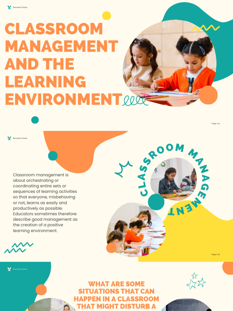 Classroom management and the learning environment | PDF | Classroom ...