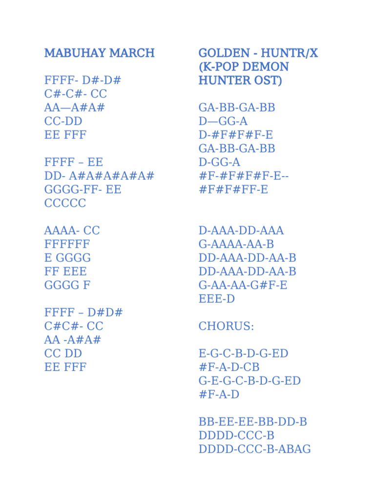 Lyre Chords | PDF