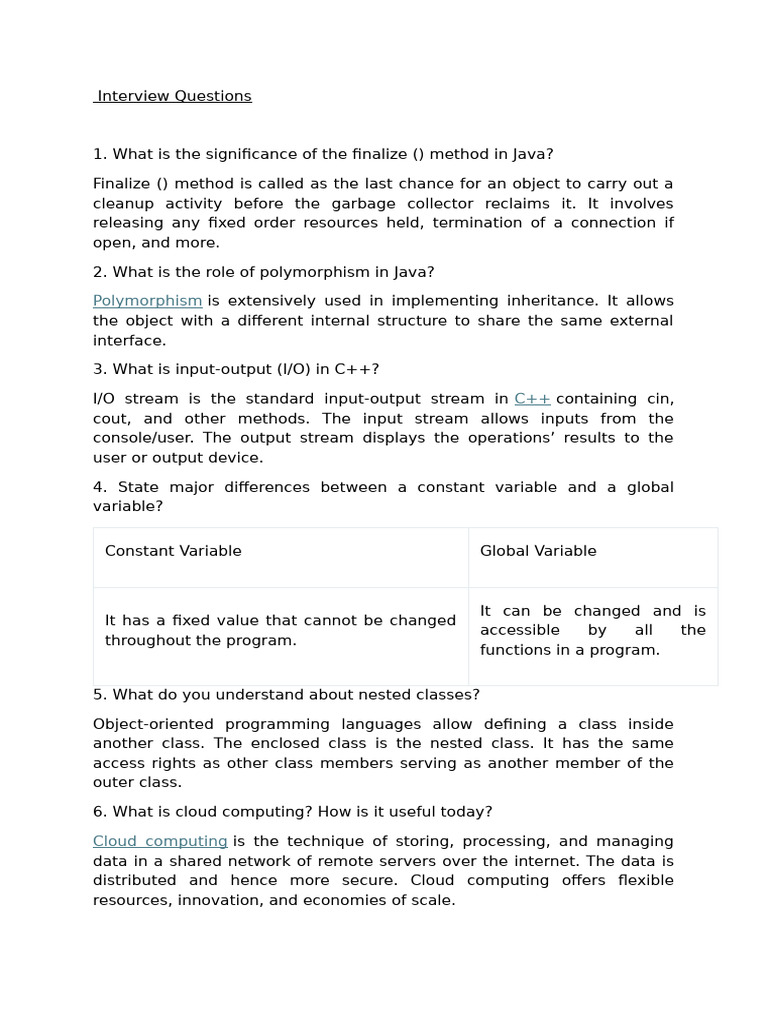 HCL Interview Questions | PDF | Databases | Database Transaction