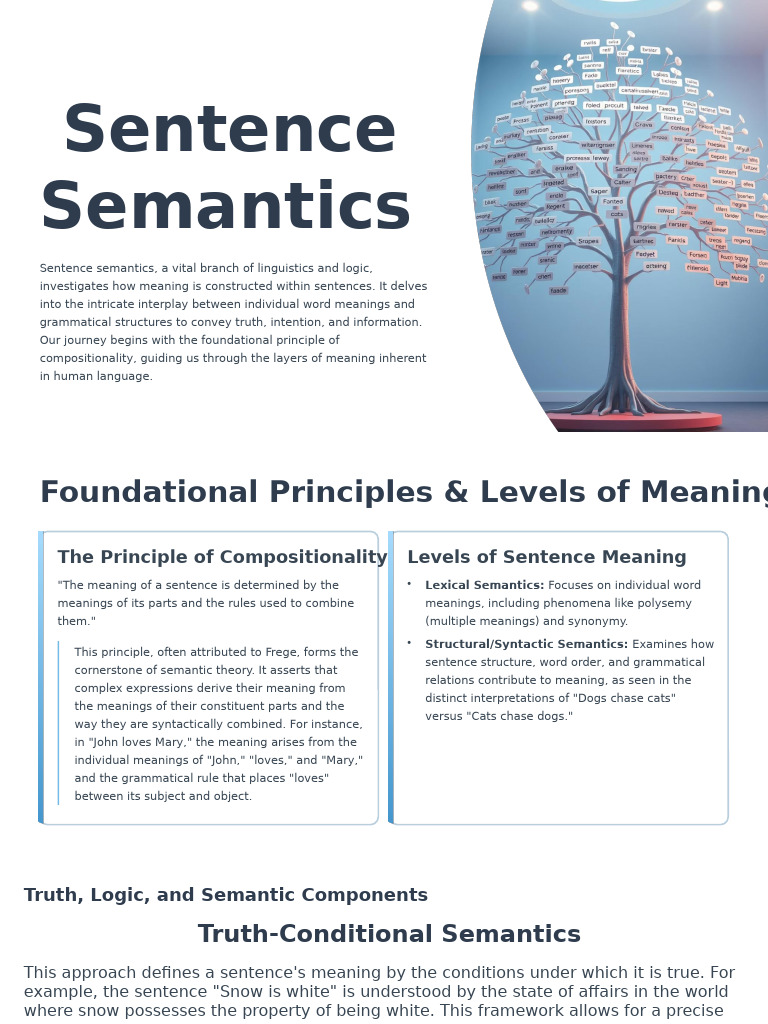 Sentence Semantics | PDF | Semantics | Ambiguity