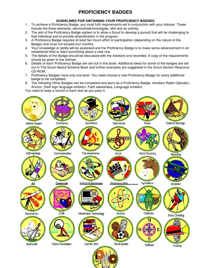 Proficiency Badge Awards | PDF | Agriculture | Wildfire