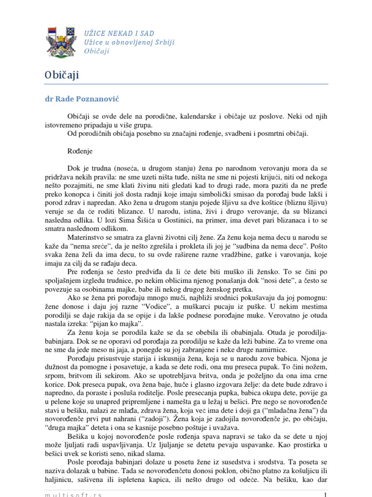 Obicaji | PDF