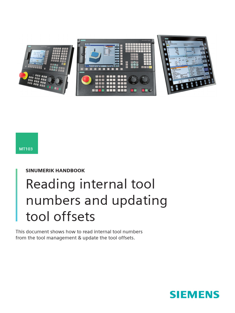 Reading Internal Tool Numbers and Updating Tool Offsets | PDF ...