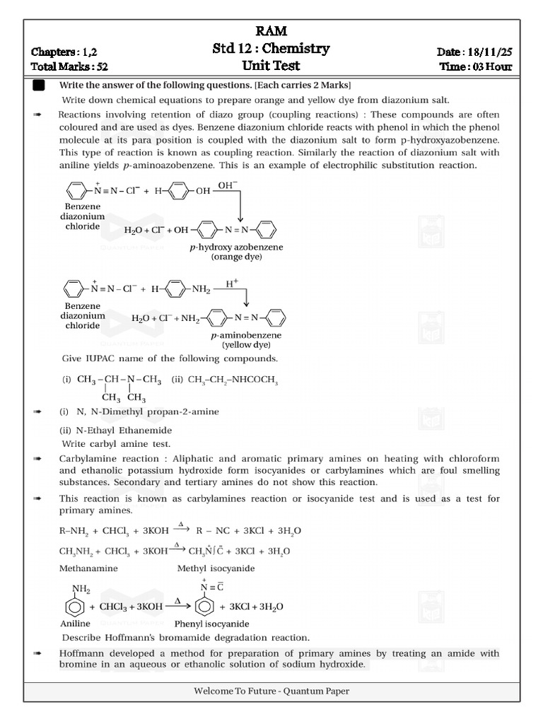 UnitTest D18 Nov 2025 | PDF