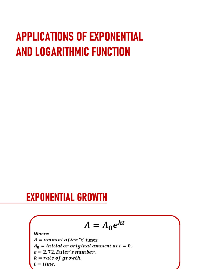 Exponential Growth and Decay Examples | PDF