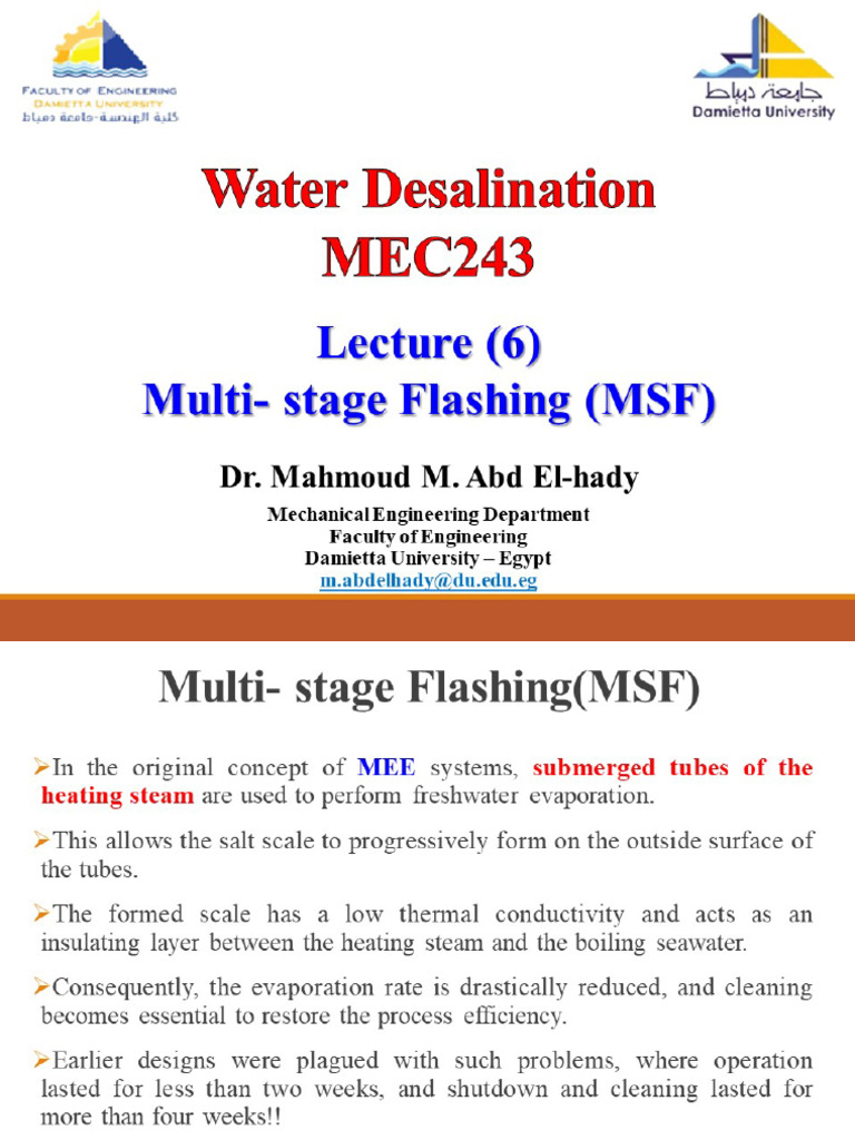 06-Multi- stage Flashing | PDF